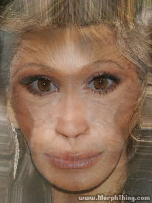 Beyonce Knowles and Monkey (Morphed) - MorphThing.com